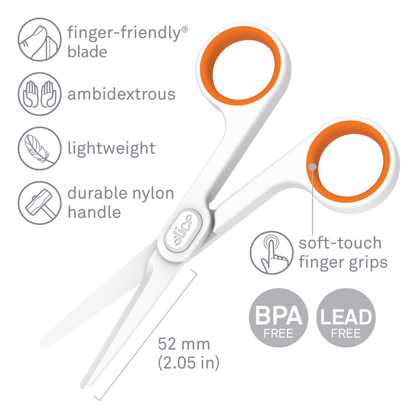 Slice Ceramic Scissors (Small) | Dalton Safety – DaltonSafety