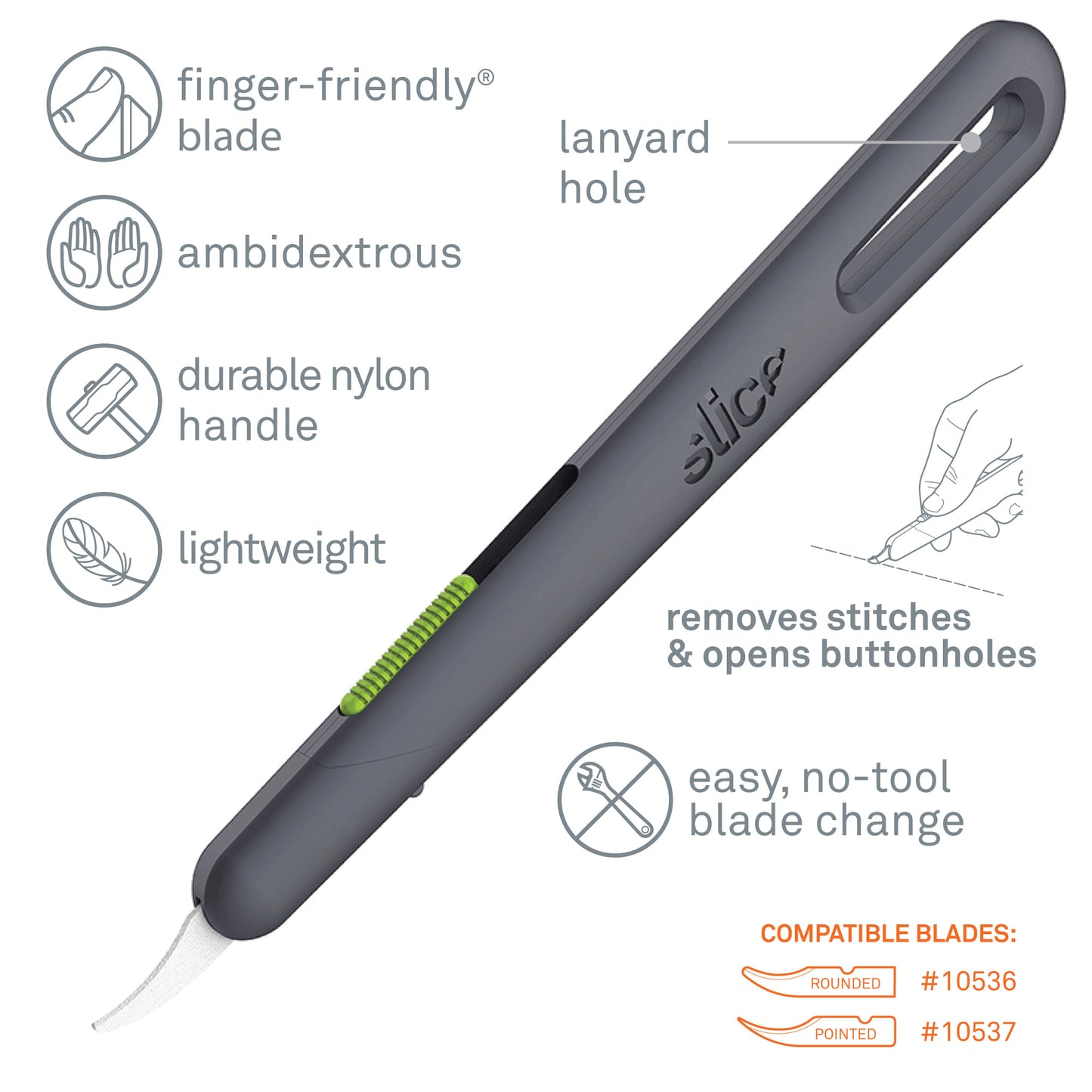 Slice Auto-Retractable Seam Ripper | Dalton Safety – DaltonSafety